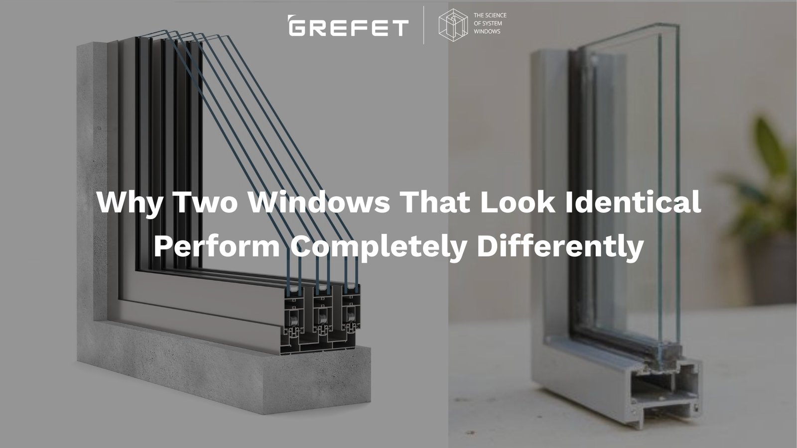 Cutaway comparison showing internal design differences in aluminium ...